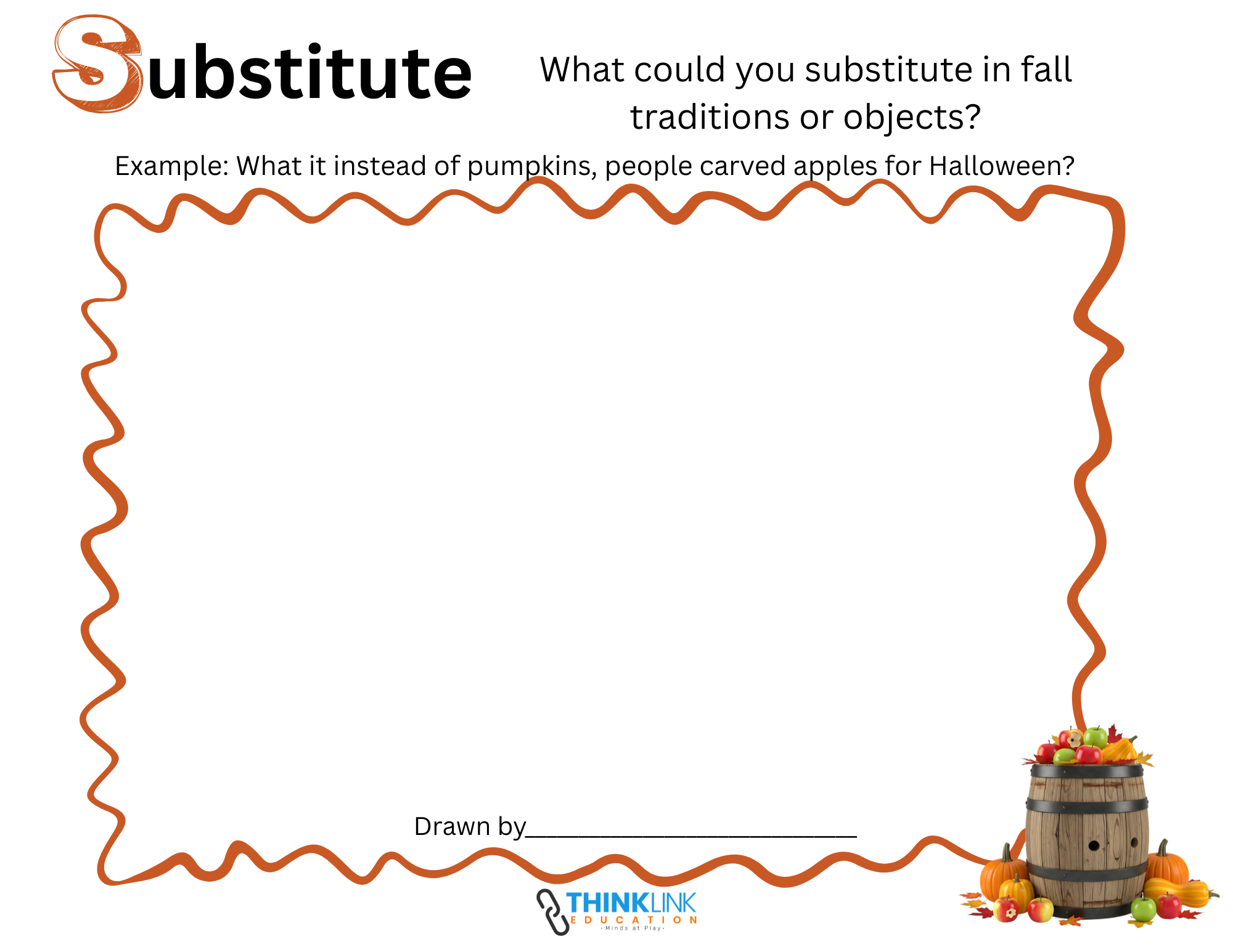 Fall SCAMPER Creative Thinking Pack – Think Link Education